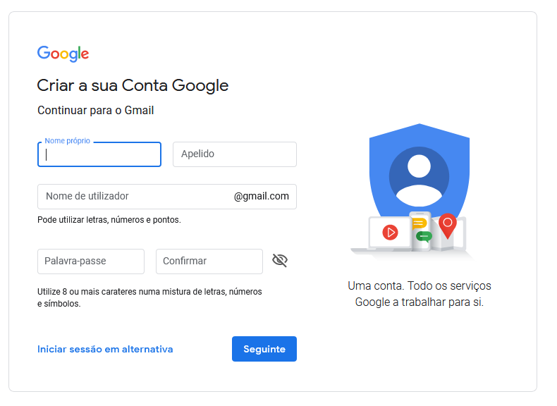 Como criar email gratuíto? - MOZABC